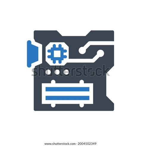 Motherboard Icon Vector Eps File Stock Vector Royalty Free 2004502349 Shutterstock