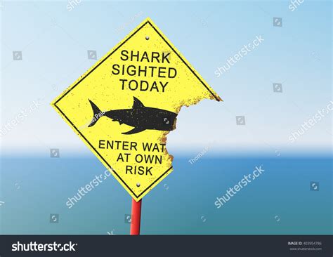 Cartoon Shark Bite Mark