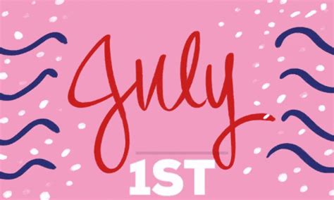 Welcome July Animation 
