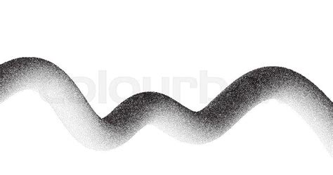 Dotwork Wave Pattern Vector Background Black Grunge Noise S Colourbox