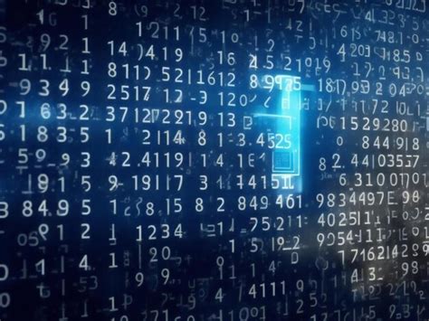 premium ai image technological background with binary number