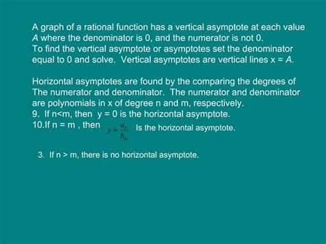 Rational Functions 131 132 Ppt