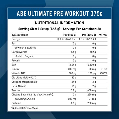 Applied Nutrition Abe Pre Workout Pwo 375g