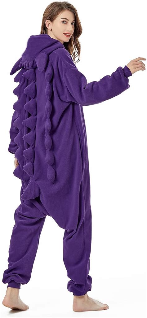 Velcro Emoji Adult Onesie Pajamas Purple Cartoon One Philippines Ubuy