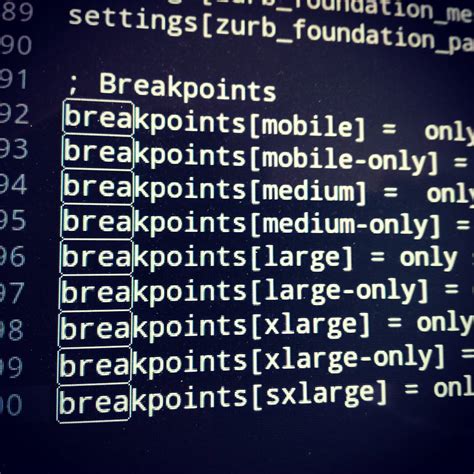 drupal foundation theme breakpoints creatin g