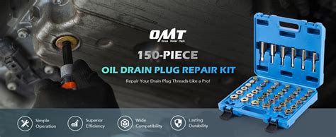 Orion Motor Tech 150pc Oil Drain Plug Repair Kit Metric