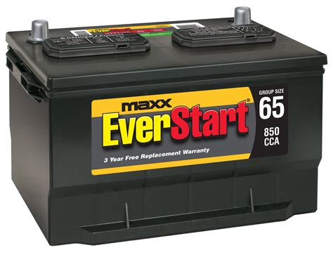 Everstart Maxx Lead Acid Automotive Battery Group 65n