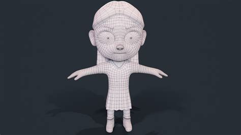 3d Model Girl Turbosquid 2179376