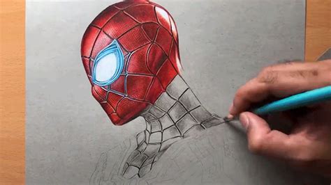 Iron Spider Drawing At PaintingValley Explore Collection Of Iron Spider Drawing
