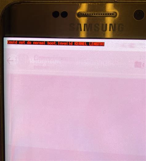 Samsung Galaxy S6 Edge Plus “invalid Kernel Lenght” Sorunu Technopat