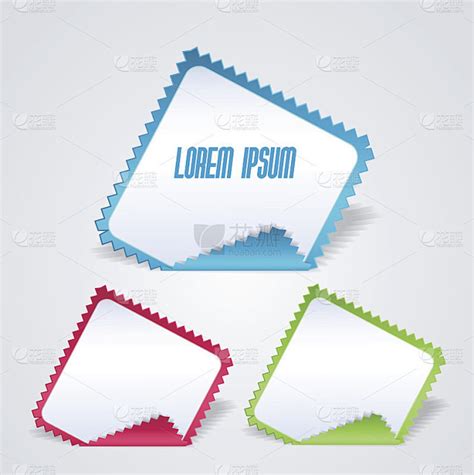 向量锯齿状的纸