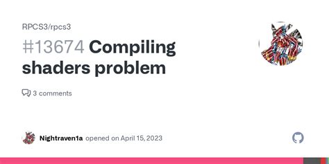 Compiling Shaders Problem Issue RPCS Rpcs GitHub