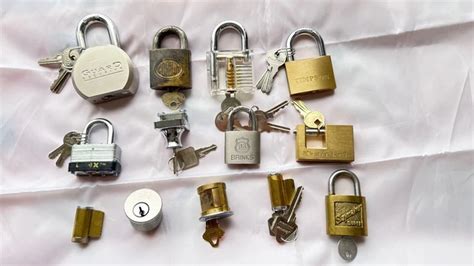 Lot Of Thirteen Assorted Locks For Locksport Beginners 47 00 Picclick Ca