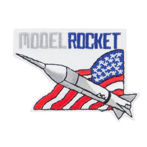 Model Rocket Flag Patch Leisure Patch Design E4hats