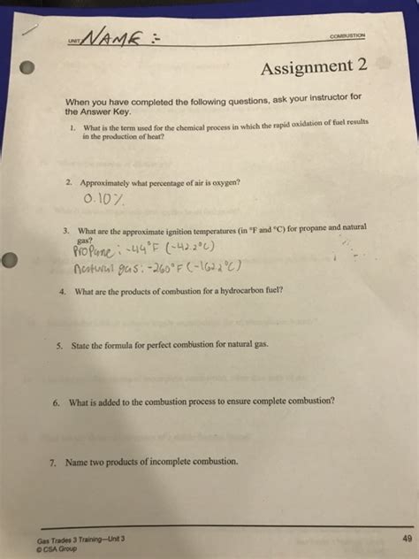 Solved Combustion Assignment 2 Structor For When You Have