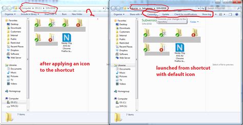 Windows Portable Shortcuts To Library Subfolders Super User
