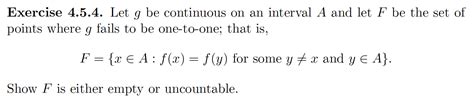 Solved Let G Be Continuous On An Interval A And Let F Be The Chegg Com