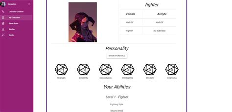 Github Emirshndnd5e Character Creator And Database Dropped
