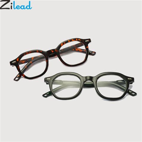 Zilead Retro Leopard Print Reading Glasses Resin Lens Presbyopia Spectacles For Men Women