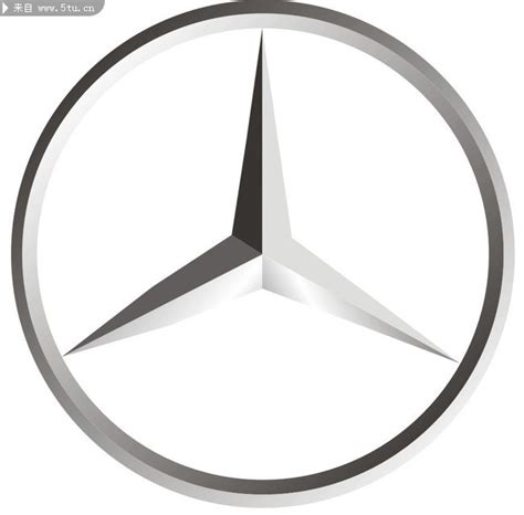 奔驰标志矢量图 车类标志 百图汇素材网