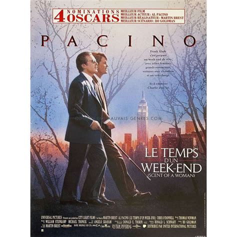 Scent Of A Woman Movie Poster 15x21 In 1992 France