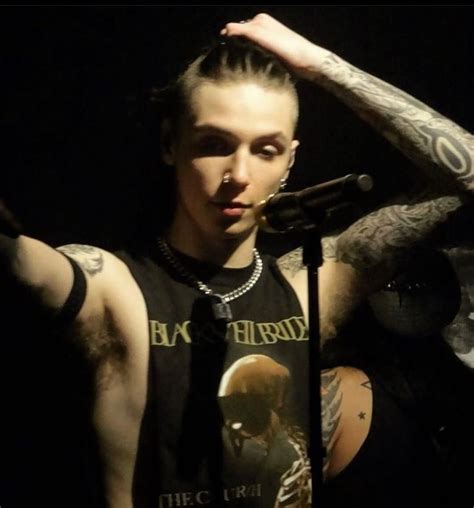 Andy Biersack On Instagram “his Hairy Pits 🤤🔥 Andybiersack Andyblack Andybiersackarmpits