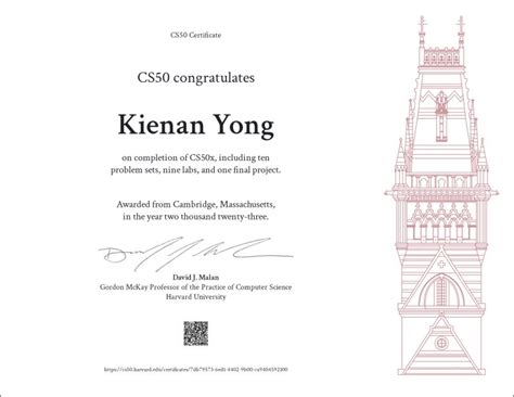 Kienan Yong On Linkedin Cs50