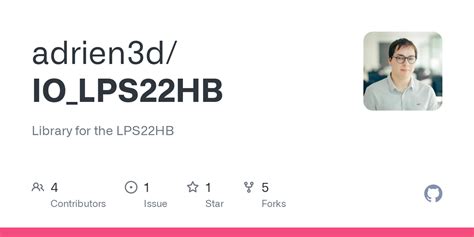 Github Adrien3d Io Lps22hb Library For The Lps22hb