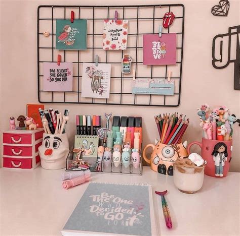 عکس خام🙃 Diy Study Table Study Room Decor Study Desk Decor