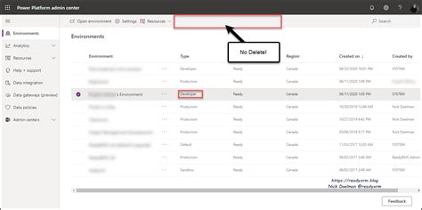 How To Delete Your Power Apps Community Plan Environment ReadyXRM