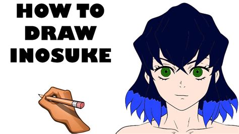 How To Draw Inosuke Step By Step Youtube