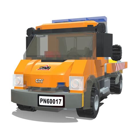 Lego City Flatbed Truck 3d Model Rezoro3d
