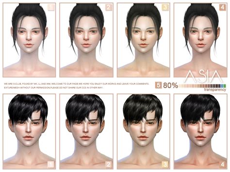 The Sims Resource S Club Wmll Ts4 Asian Skintones3 0 All Age Sims 4