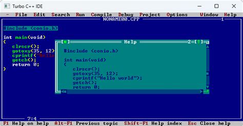 Revisiting Borland Turbo Cc A Great Ide Back In The 90s Toughdev
