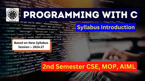 programming with c syllabus introduction 2nd sem cse sbte bihar