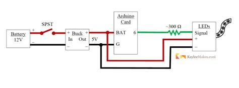 Cosplay Leds Arduino Circuit Diagram — Kaylee Makes