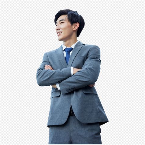 쉬고 있는 양복을 입은 사업가 Png 일러스트 무료 다운로드 Lovepik