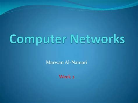 Ppt Computer Networks Powerpoint Presentation Free Download Id