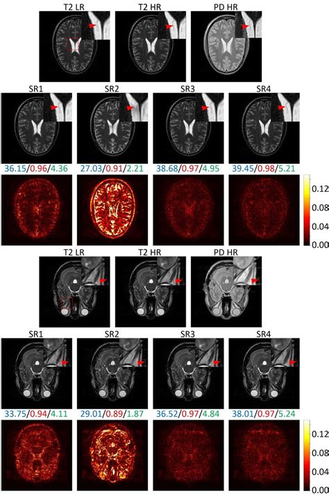results from the ablation based evaluation psnr ssim ifc values