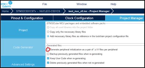 Solved Stm32cubeide Application Strucutre Is Stuck To Ad Stmicroelectronics Community