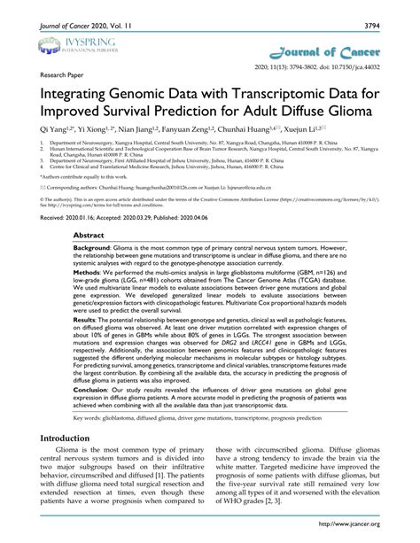 Pdf Integrating Genomic Data With Transcriptomic Data For Improved