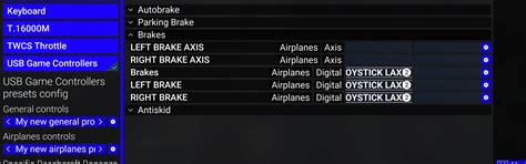How To Set Up A Joystick Axis For Breaking User Interface