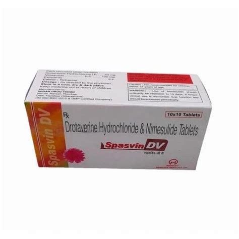Drotaverine Hydrochloride Nimesulide Tablet At ₹ 500 Box Drotaverine Tablets In Meerut Id