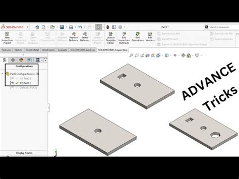 Advance SOLIDWORKS Tutorial Configurations YouTube