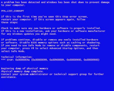 Batch Code Show The Blue Screen Of Death Discover Excellence