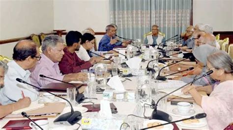 যমুনায় চলছে উপদেষ্টা পরিষদের বৈঠক