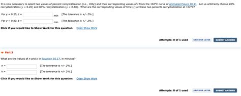 Solved Determine The Values For The Constants N And K In