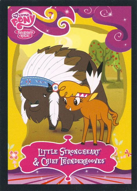 Mlp Little Strongheart And Chief Thunderhooves Trading Cards Mlp Merch