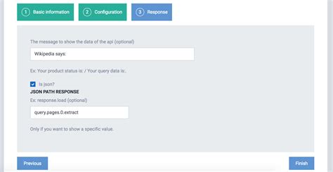 how to connect your chatbot to an external api or database