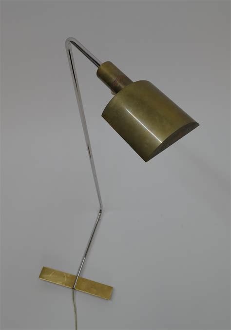 Rare Half Moon Brass Floor Lamp By Cedric Hartman For Sale At 1stdibs Half Moon Floor Light